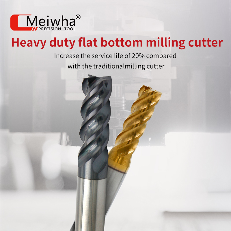 Best Heavy-duty Flat Bottom Milling Cutter CNC Milling For Titanium ...